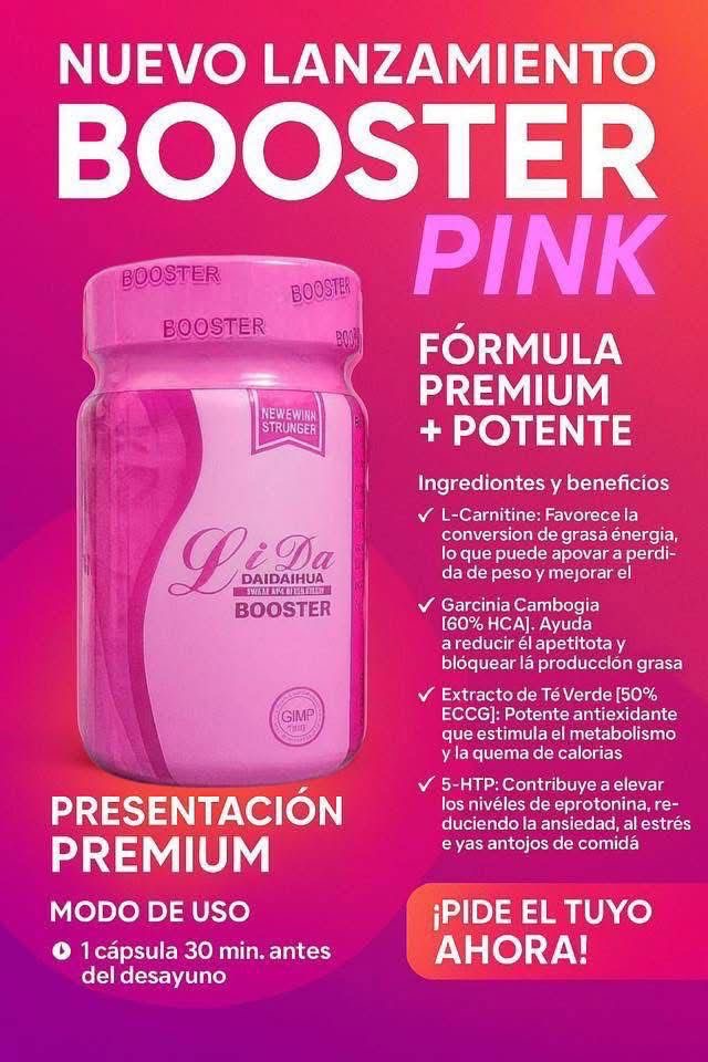 Lida Booster Pink – FitShop México